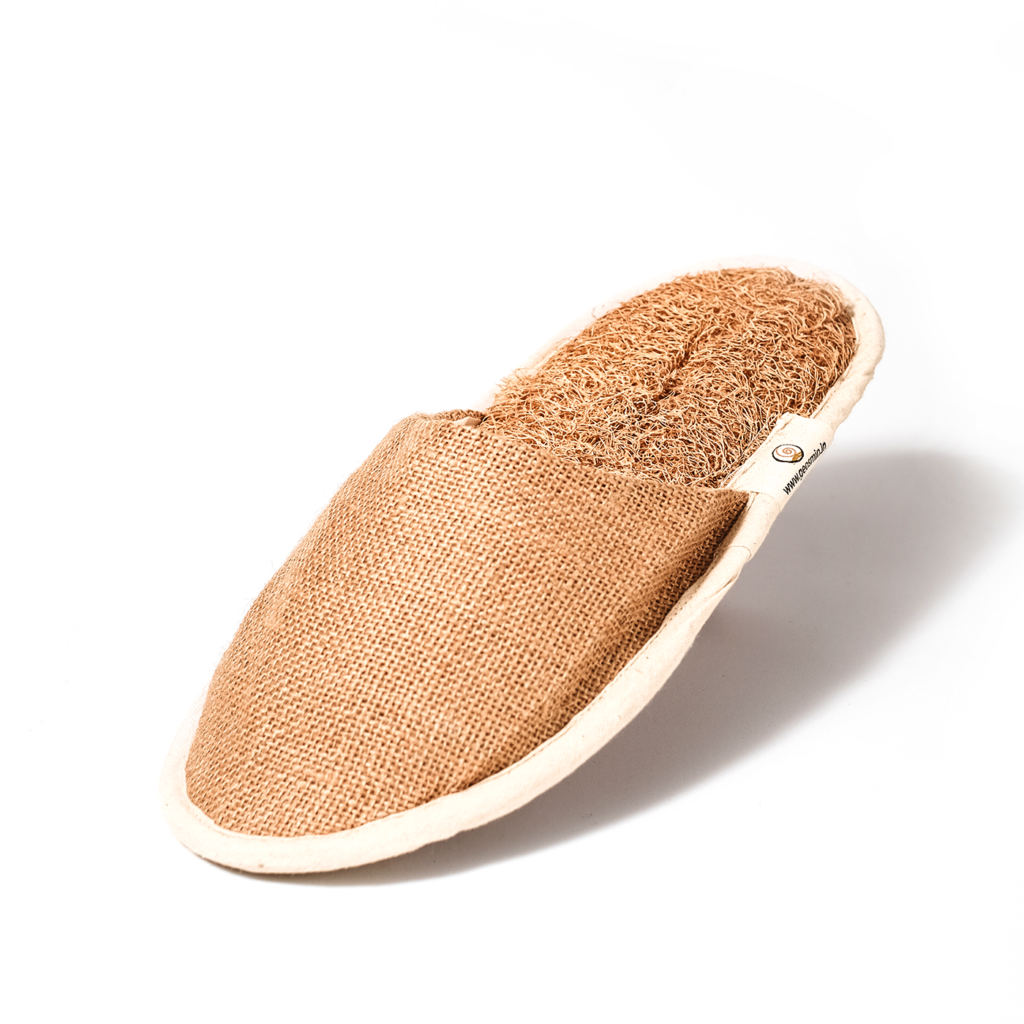 Indoor slippers - Loofah, closed toe - Geosmin